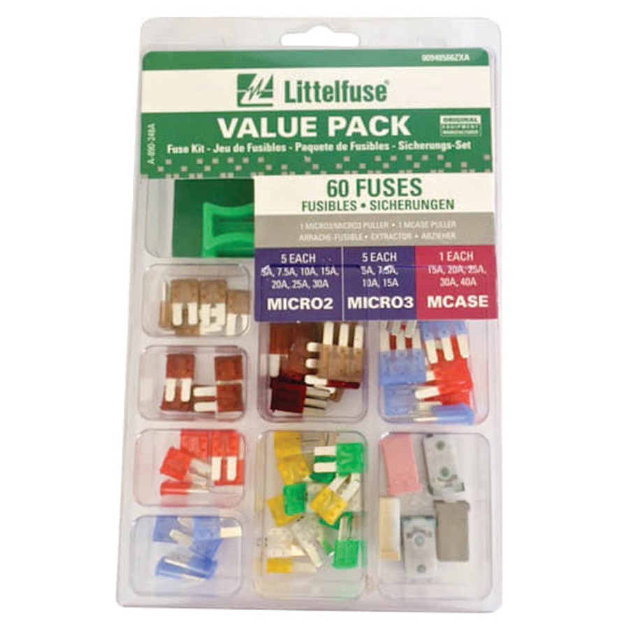 FR80030 - MICRO2, MICRO3 & MCASE Fuse Super Value Pack, 60 pcs